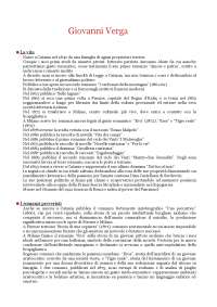 Giovanni Verga: vita, poetica e opere principali | Appunti di Italiano | Docsity