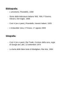 Bibliografia e sitografia | Tesine di Maturità di Italiano - Docsity