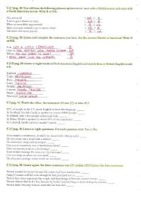 Esercizi di inglese vari. - Docsity