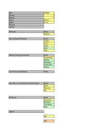 Template Cobie excel - Docsity