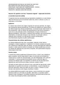 Resumo - Cap. 3 do livro Anatomia Vegetal (BEATRIZ APPEZZATO DA GLÓRIA ...