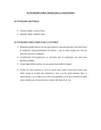 Taquifemia definición y tratamiento - Docsity