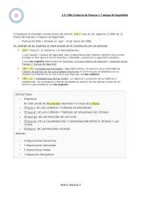 Ley 2-86 fuerzas y cuerpos - Docsity