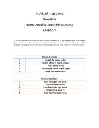 M7S1 ACTIVIDAD INTEGRADORA - Docsity