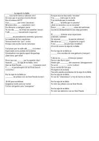 Actividades para trabajar las canciones en clases de español lengua ...