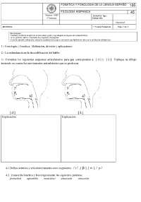 Ejercicios de fonetica para practicar - Docsity