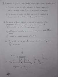 Esercizio svolto Scienza delle costruzioni - Docsity