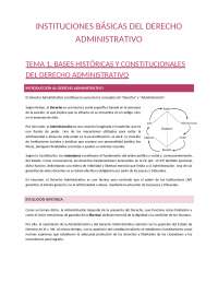 Instituciones básicas del derecho administrativo. Universidad Pompeu Fabra - Docsity
