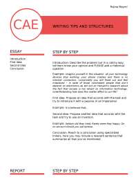 C1 writing structures - Docsity