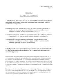Práctica lección 3 comunitario - Docsity