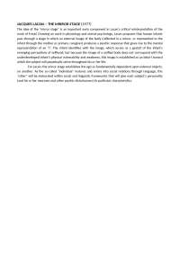Jacques Lacan, The Mirror Stage - Docsity