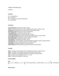 Modelo de programacion lineal - Docsity