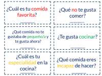 Tarjetas conversación - Docsity