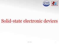 Solid state electronic device - Docsity