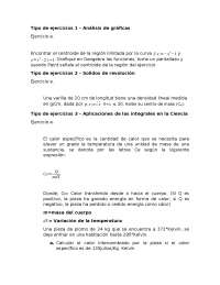 Calculo integral ejercicios - Docsity