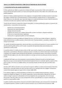 El sexenio democrático - Docsity