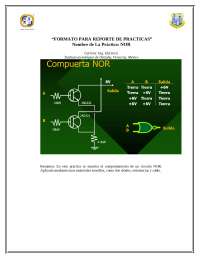 Practica NOR digital - Docsity