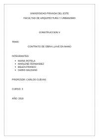 Contrato llave en mano - Docsity