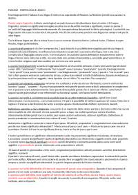 Linguistica- parte morfosintassi - Docsity