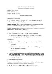 Quimics teoría.. informes de laboratorio - Docsity