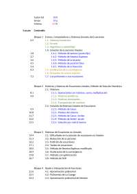 Metodos numericos en la universidad - Docsity