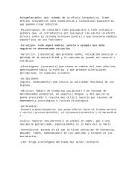 ESTUPEFACIENTE definición - Docsity