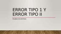 Error Tipo 1 y 2 probabilidad | Diapositivas de Probabilidad y Procesos ...