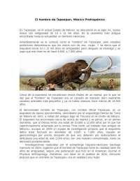 El hombre de Tepexpan - Docsity