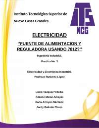 Electricidad, practica - Docsity