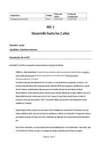 PEC 1 PSICOLOGIA DESARROLLO 2020 - Docsity