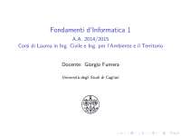 Programmazione in python - Docsity