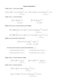 Integrais trigonometricas - calculo - Docsity