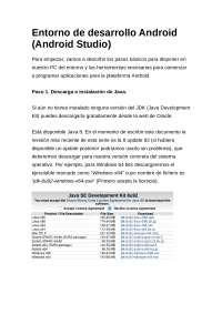 Introduccion Android Studio - Docsity