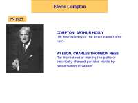 Información sobre el efecto Compton - Docsity