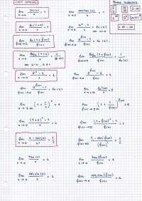 Tabella limiti notevoli - Appunti di Analisi - Docsity