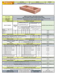 Especificaciones tecnicas de ladrillo - Docsity