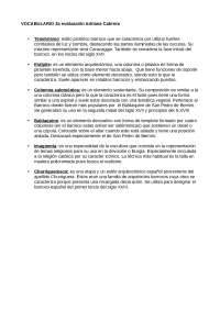 Vocabulario 3a evaluacíon - Docsity