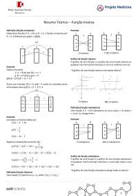 Resumo Teórico Matemática Função Inversa - Docsity