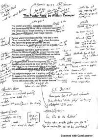 Poplar field analysis - Docsity