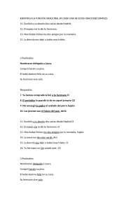 Ejercicios para practicar complemento circunstancial - Docsity