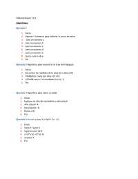 Ejercicios de algoritmos de python - Docsity