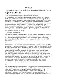 Riassunto Epoca 7 del manuale di letteratura italiana da Tasso a fine ottocento di Alfano ...