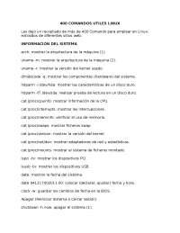 Linux Comandos utiles - Docsity