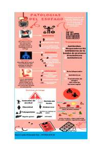 INFOGRAFIA patologias del esofago - Docsity