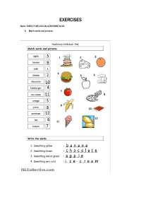 Trabajo de ingles basico - Docsity