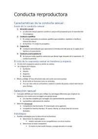 Psicobio: Conducta reproductora - Docsity