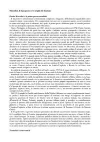 Vita di Benito Mussolini - Docsity