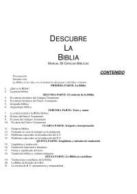 Descubre el estudio de la Biblia - Docsity