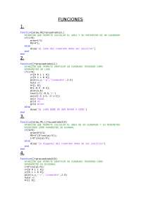 EJERCICIOS DE FUNCIONES PROGRAMADAS EN MATLAB - Docsity