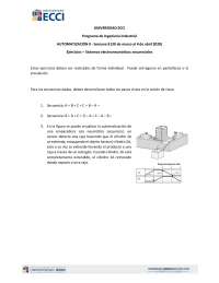 Ejercicios electroneumática automatizacion | Ejercicios de Automatización Industrial | Docsity